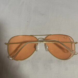 Ray-Ban | Accessories | Ray Ban Aviator Sunglasses Reflective Orange ...